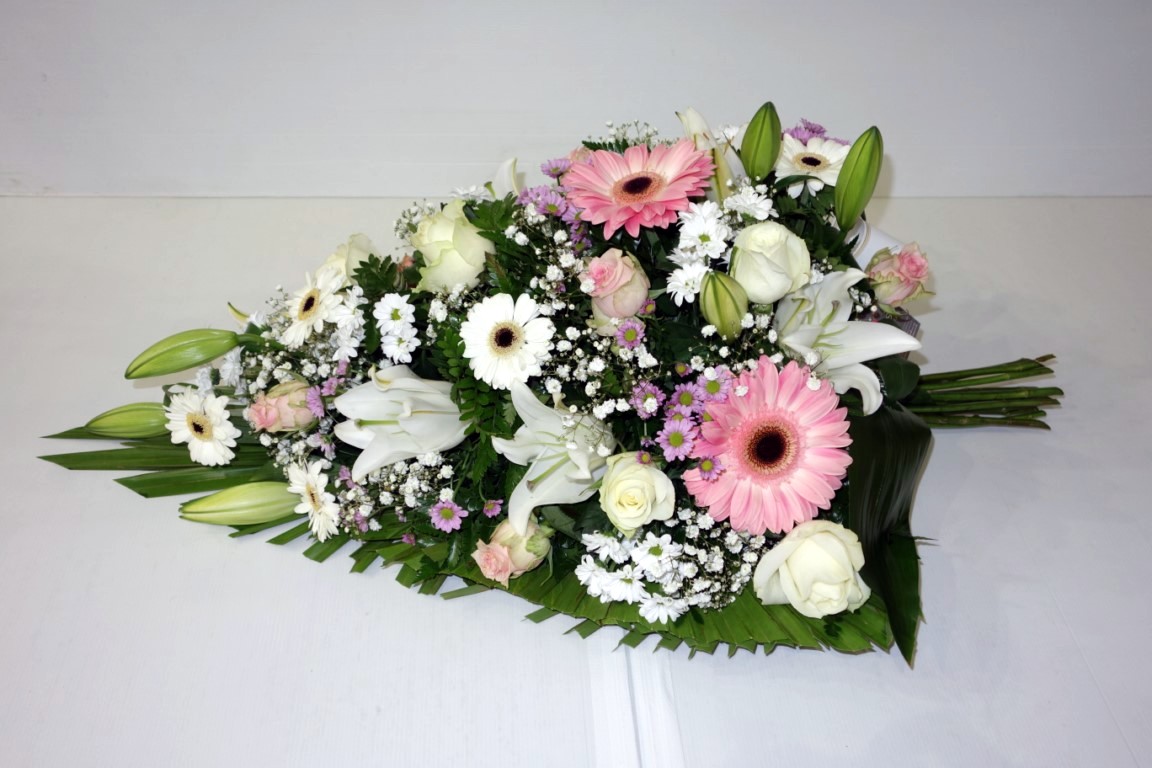 GERBE DE FLEURS PIQUÉES PASTEL - Livraison Toulouse - Calypso Fleurs
