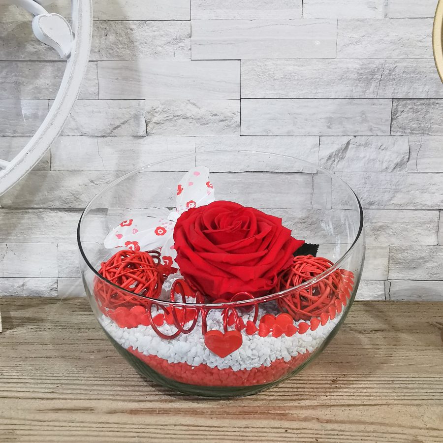 COMPOSITION DE ROSES ÉTERNELLES "DISTRACTION" - Livraison Toulouse et ...