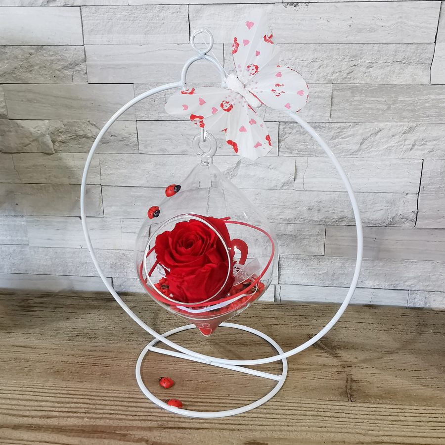 COMPOSITION DE ROSES ÉTERNELLES "FRISSON" - Livraison Toulouse ...